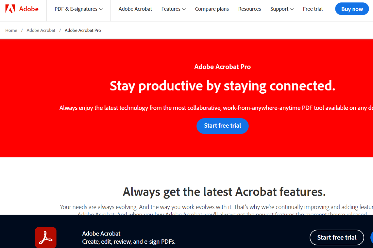 Adobe Acrobat Pro: The Comprehensive PDF Solution - Startup Stack